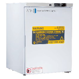 ABS Standard Flammable Material Storage Refrigerator, 4 Cu. Ft.