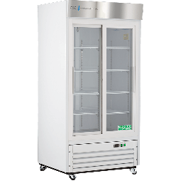 ABS Standard Laboratory Glass Door Refrigerator, 33 Cu. Ft. Double ...